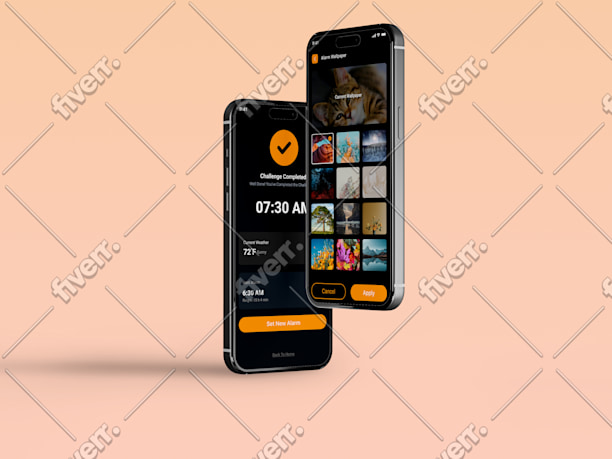 Create modern mobile app ui ux design in figma with interactive prototype by Khansaab55 | Fiverr